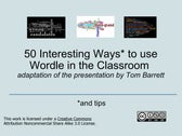 Using Word Clouds in Class | PPT