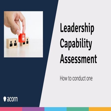 The Value of a Leadership Capability Assessment | PDF