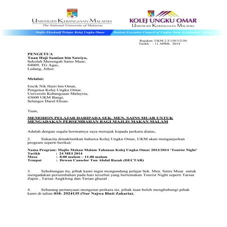 (50) memohon persembahan | DOCX