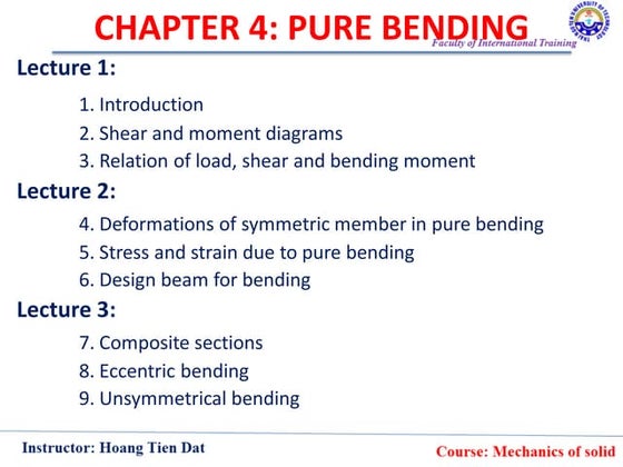 Module 4 flexural stresses- theory of bending | PPT