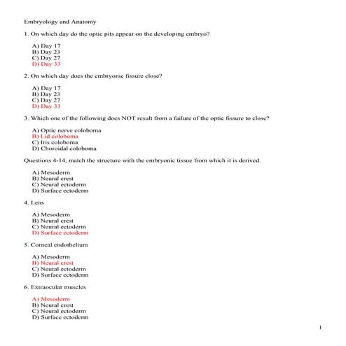 50 Multiple Choice Questions (MCQS) - Embryology & anatomy.doc