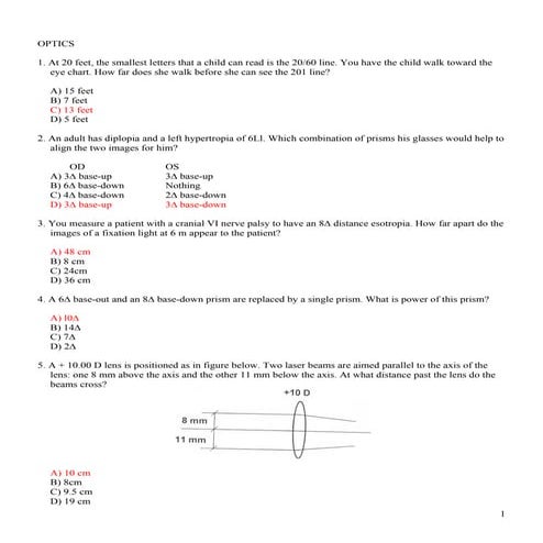 50 Multiple Choice Questions (MCQS) - Optics and reraction.doc