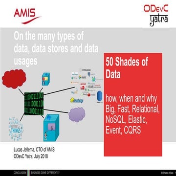 50 Shades of Data – how, when and why Big,Relational,NoSQL,Elastic ...