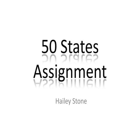 50 states | PPT