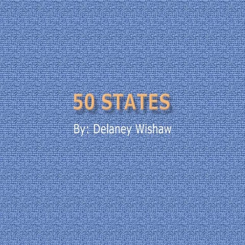 50 states | PPTX