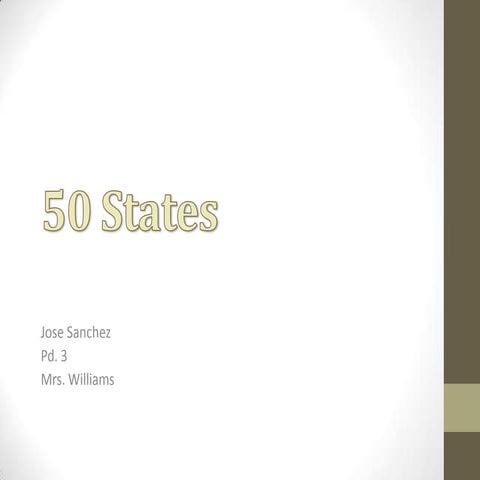 50 states | PPTX