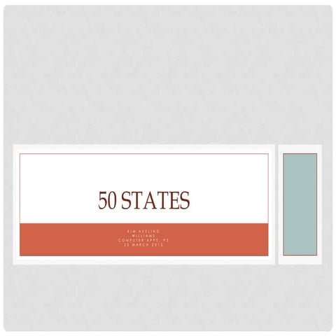 50 states | PPTX