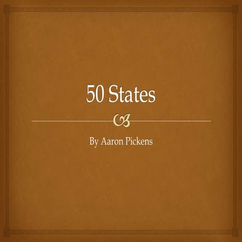 50 states | PPTX