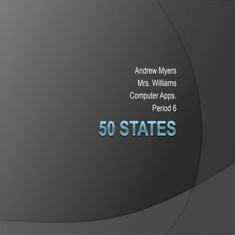 50 states | PPTX