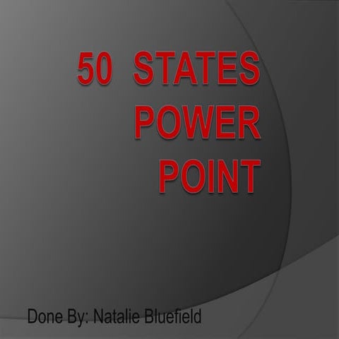 50 states assignment | PPTX