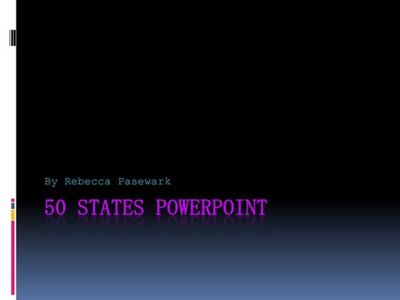 States and capitals | PPT