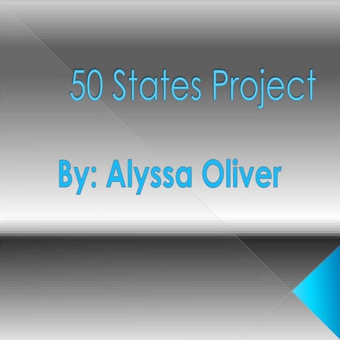 50 states project | PPT