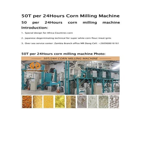 50 t per 24hours corn milling machine | PDF