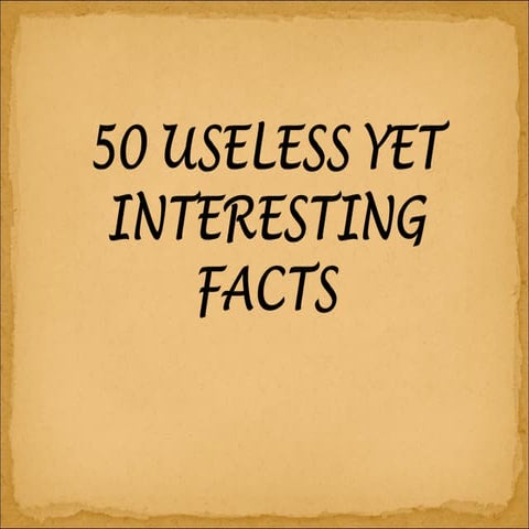 Fun facts | PPTX