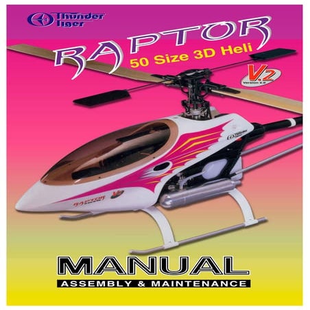 manual raptor 50 v2 | PDF