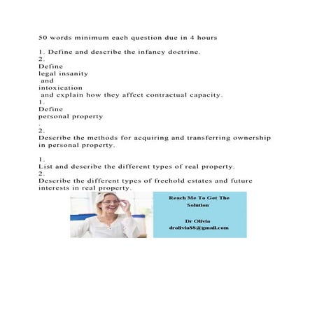 50 words minimum each question due in 4 hours1. Define and descr.docx