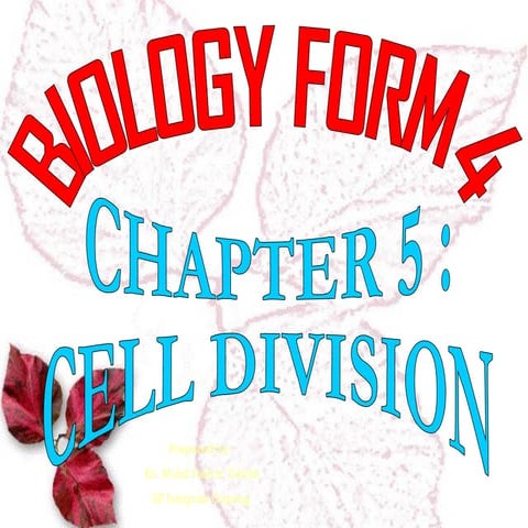 Form 4 biology chap5 pt1 | PPT
