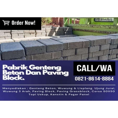 Paving Block Merah, Percantik Halaman Anda dengan Warna Berani | PDF