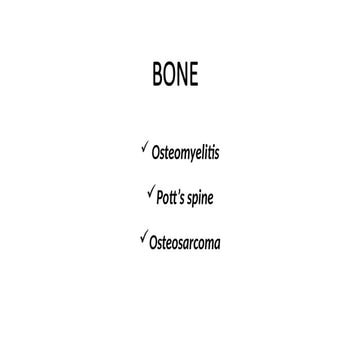 Bone pathology histology and case discussions | PPTX