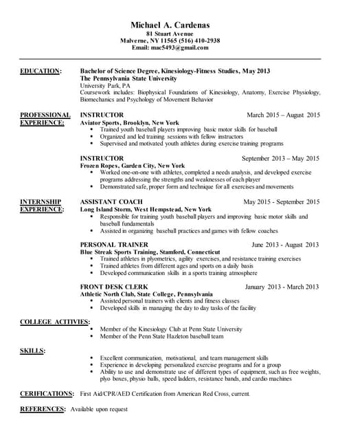 Jason Lazar resume | PDF