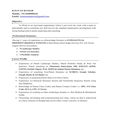 Pavan Resume | PDF
