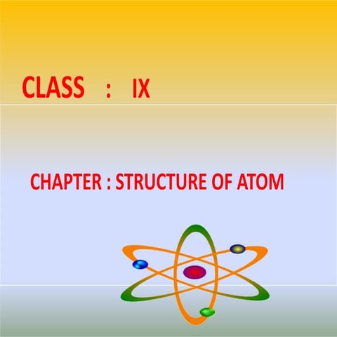 stucture of atom | PDF