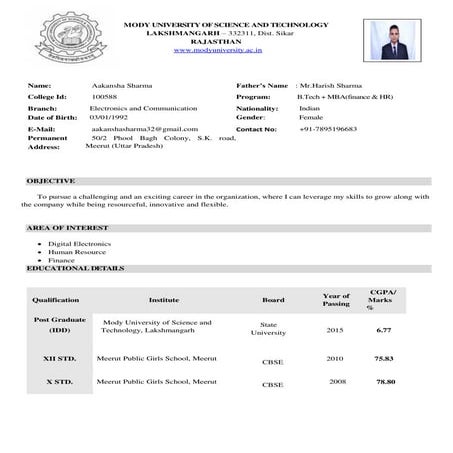 cv pushpak mahalay resume | PDF