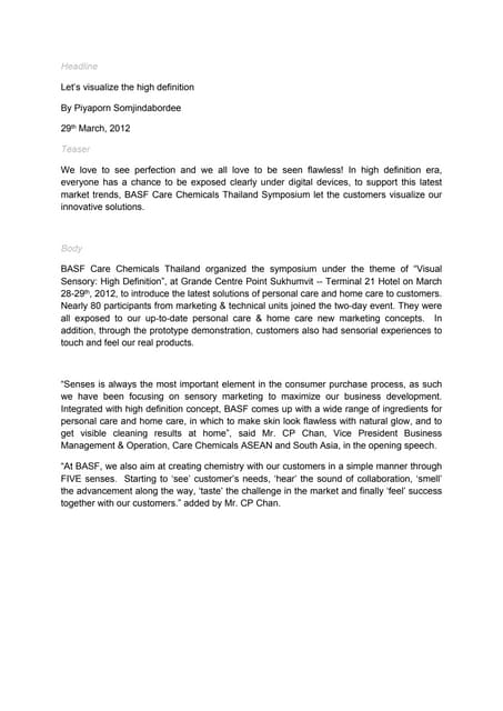 Your opportunity statement | PDF