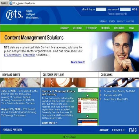 NTS Screen shots | PPT