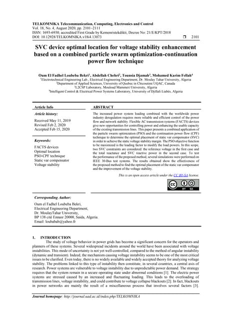 Voltage stability assessment prediction using a guide strategy-based adaptive particle swarm ...