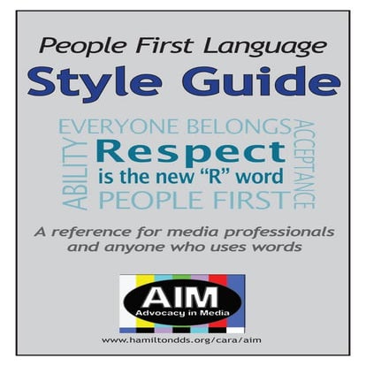 Person First Language Guide 62212 | PDF