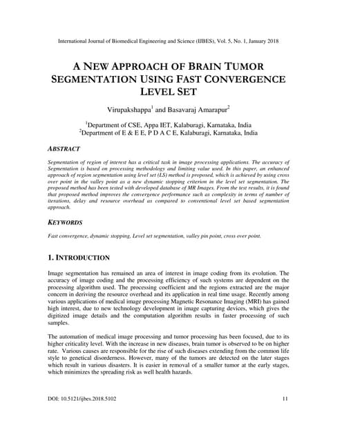 A Novel Efficient Medical Image Segmentation Methodology | PDF