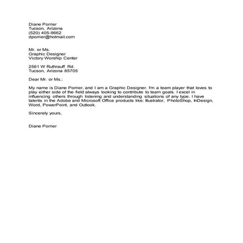 ProCoverLetter | DOCX