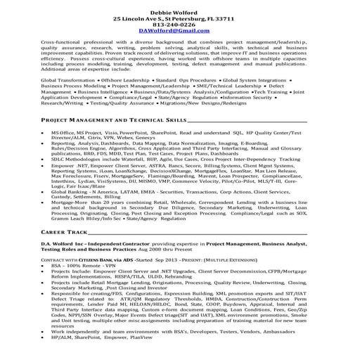 Debbie Wolford Resume 2014 | DOCX | Business | Business and Finance