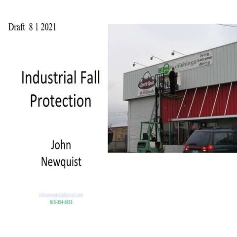 Industrial Fall protection 2021 | PPTX