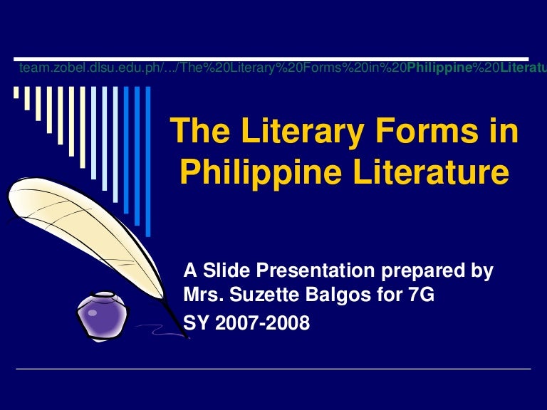 Example Of Modern Philippine Literature at Victoria Mcbrien blog