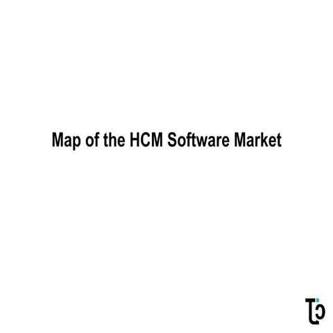 Map of the HCM Software Market | PPT