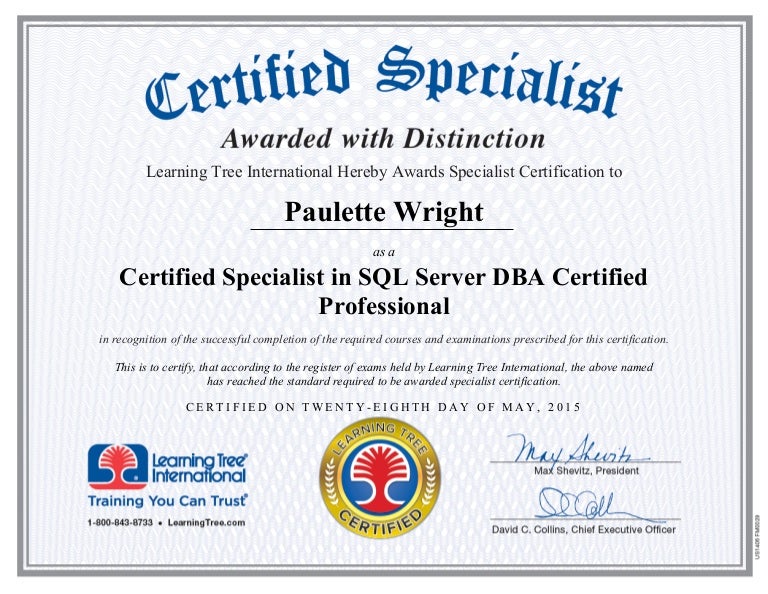 DBA Cert
