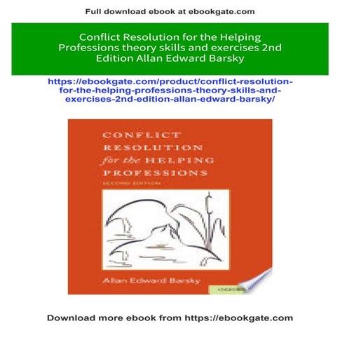 Download full Conflict Resolution for the Helping Professions theory ...