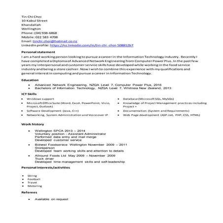 Matthew Wood CV | DOCX