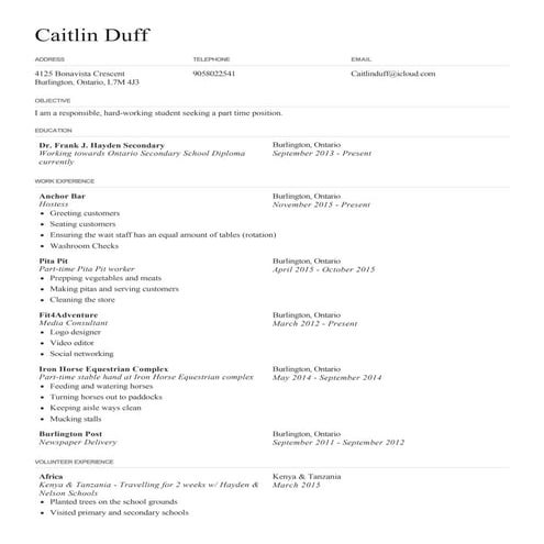 Olivia-Rayner-Resume-2016 | DOC