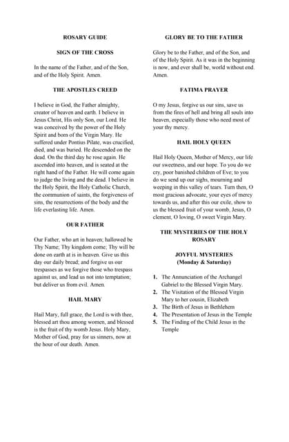 THE HOLY ROSARY | PPSX