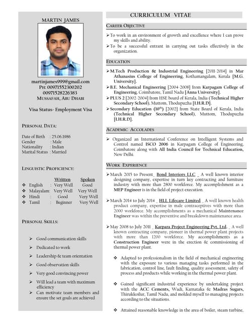 Vikas CV | DOCX