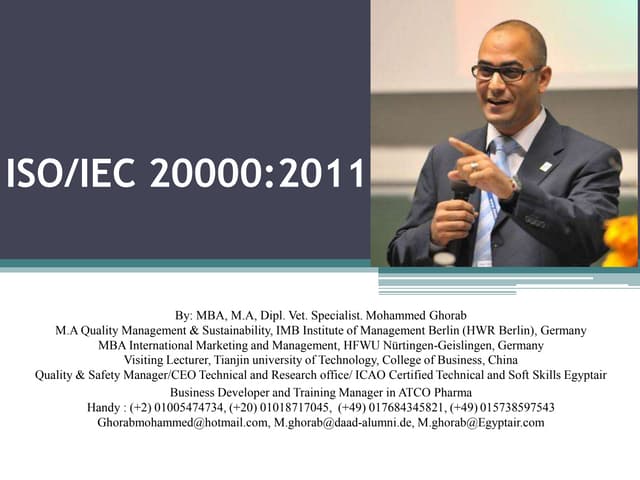 Benefits of Integrating ISO and CMMI Service Management System ...