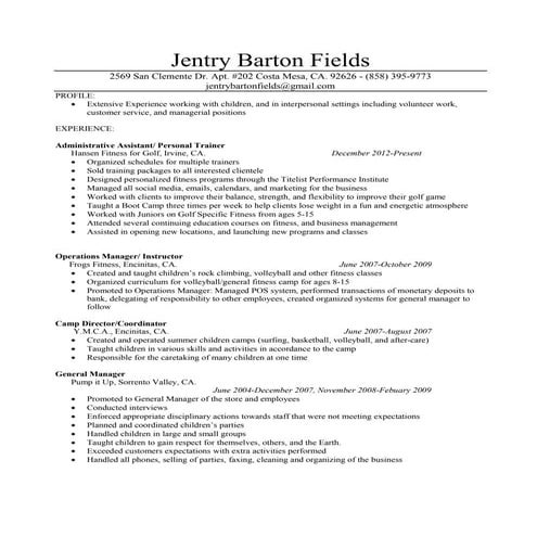 Resume F | DOCX