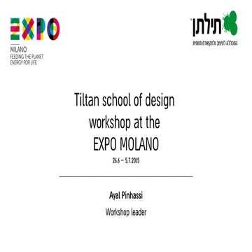 EXPO MILANO presentation | PDF