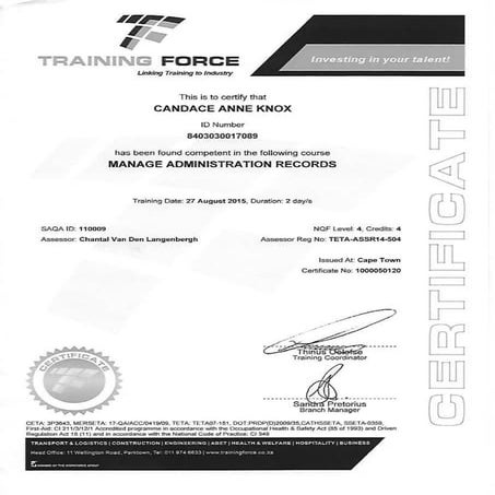 Manage Admin Records | PDF