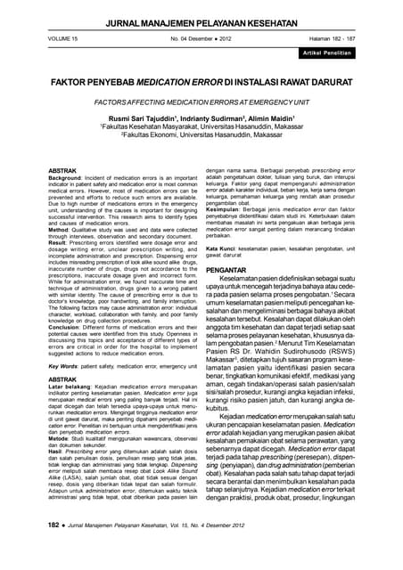 Medication Error Definisi Menurut Nccmerp Pptx