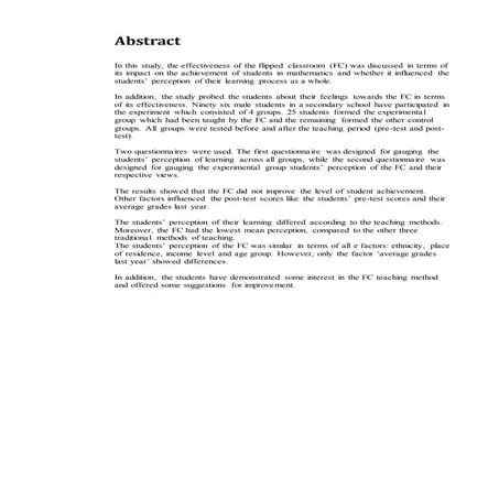 Abstract | DOCX | Educational Assessment | Education