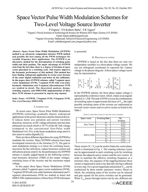 Space vector pwm_inverter | PDF